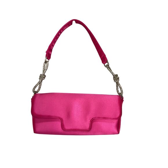 Olga Berg | Bags | Olga Berg Bags Calissa Crystal Bow Bag In Pink For ...